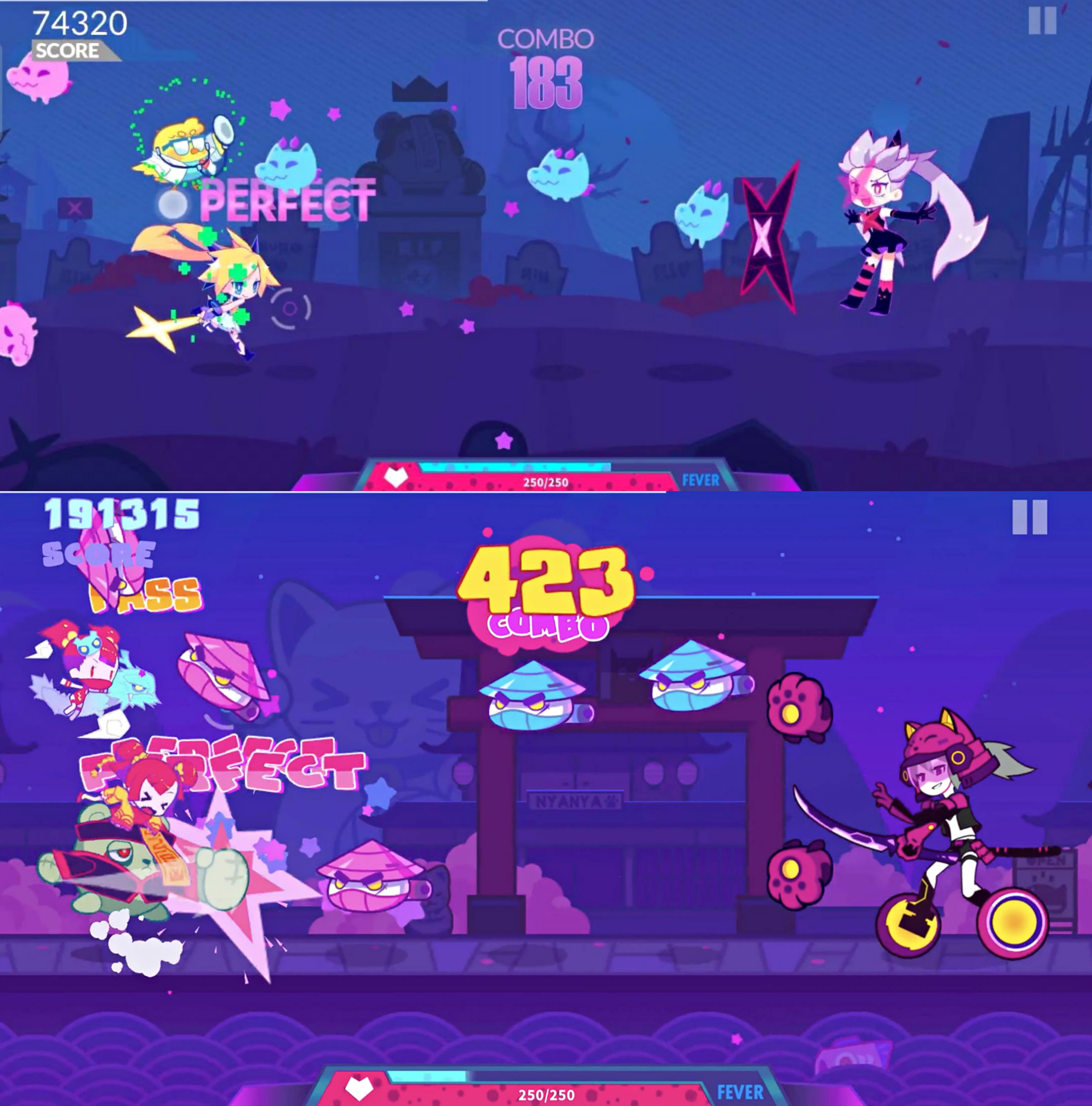 音乐游戏推荐｜可爱满分💯美少女跑酷 这才是猛男该玩的游戏～🎀——#独家好游安利官#|Muse Dash 喵斯快跑-3楼猫