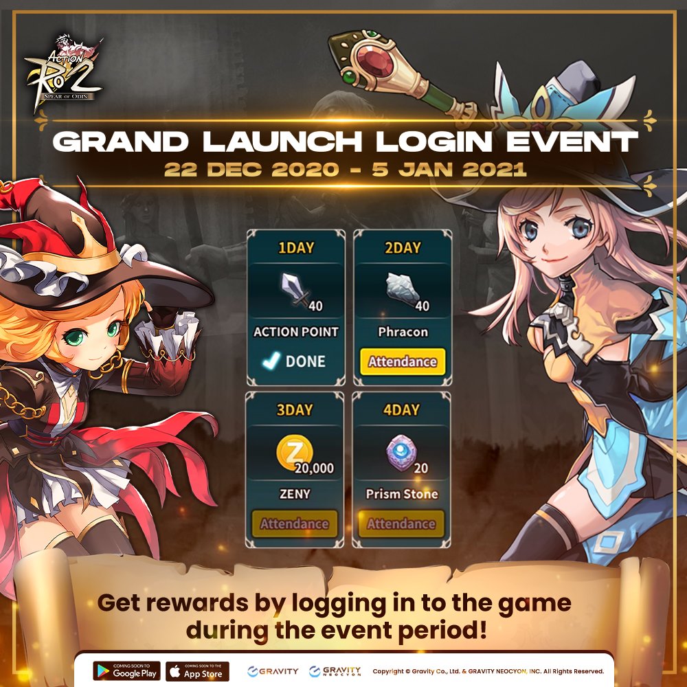 Special Events for all players for celebrating the Grand Launching of ...