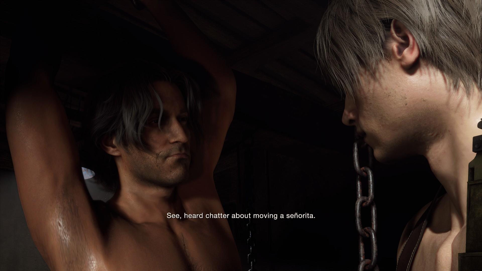 《生化4RE》光膀子MOD：里昂与路易斯裸身贴贴 - 游民星空的动态 - TapTap