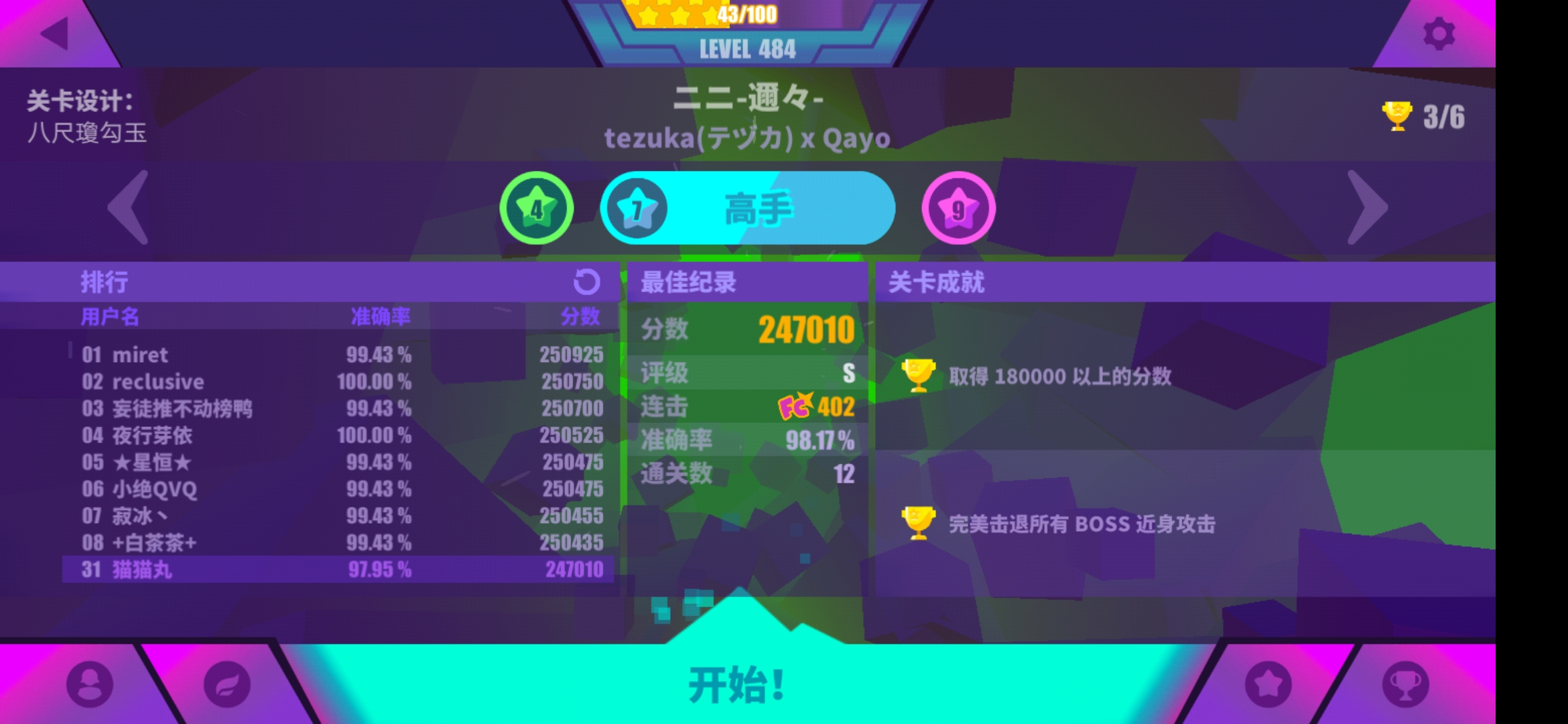 唔呼~ - Muse Dash 喵斯快跑 - TapTap