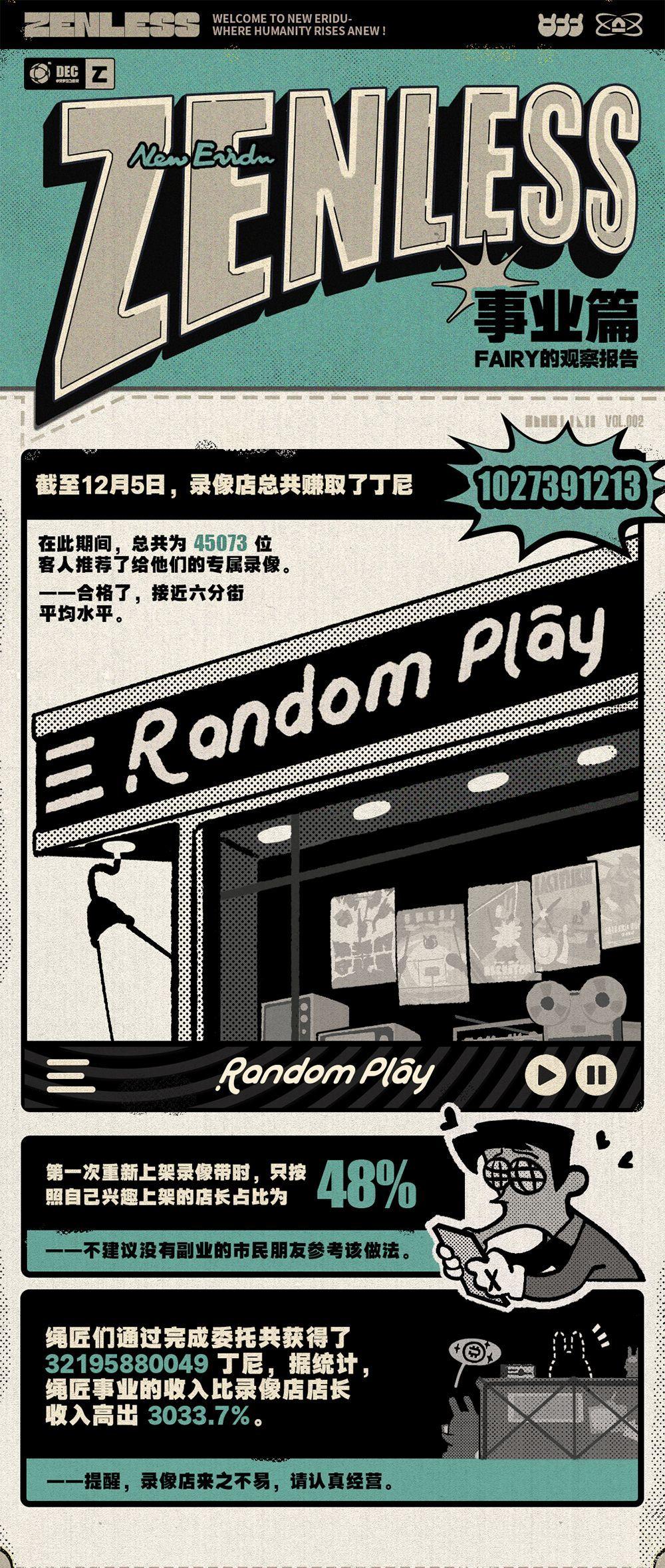 Fairy的观察报告 Vol.2 事业篇 - 绝区零综合讨论 - TapTap 绝区零论坛