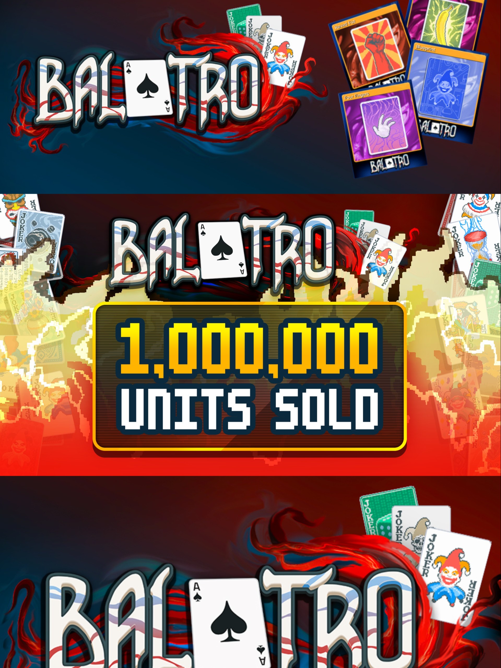 🔥《小丑牌》发售首月，销量已超过100万 - 今天不做工具人的动态 - TapTap