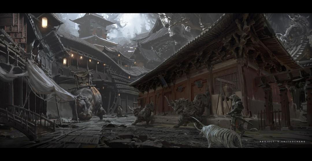 《黑神话：悟空》设计废稿原画 狮驼岭阴森恐怖 - 3DM游戏网的动态 - TapTap